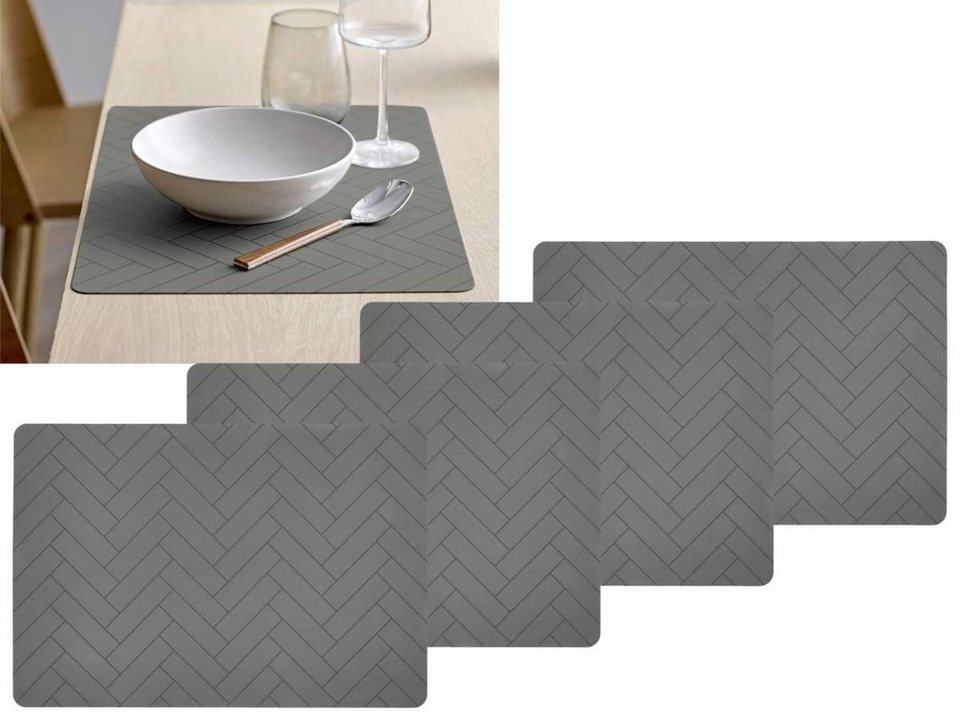 Platzset Tiles Södahl 4er Tischset Abwischbar Tischuntersetzer